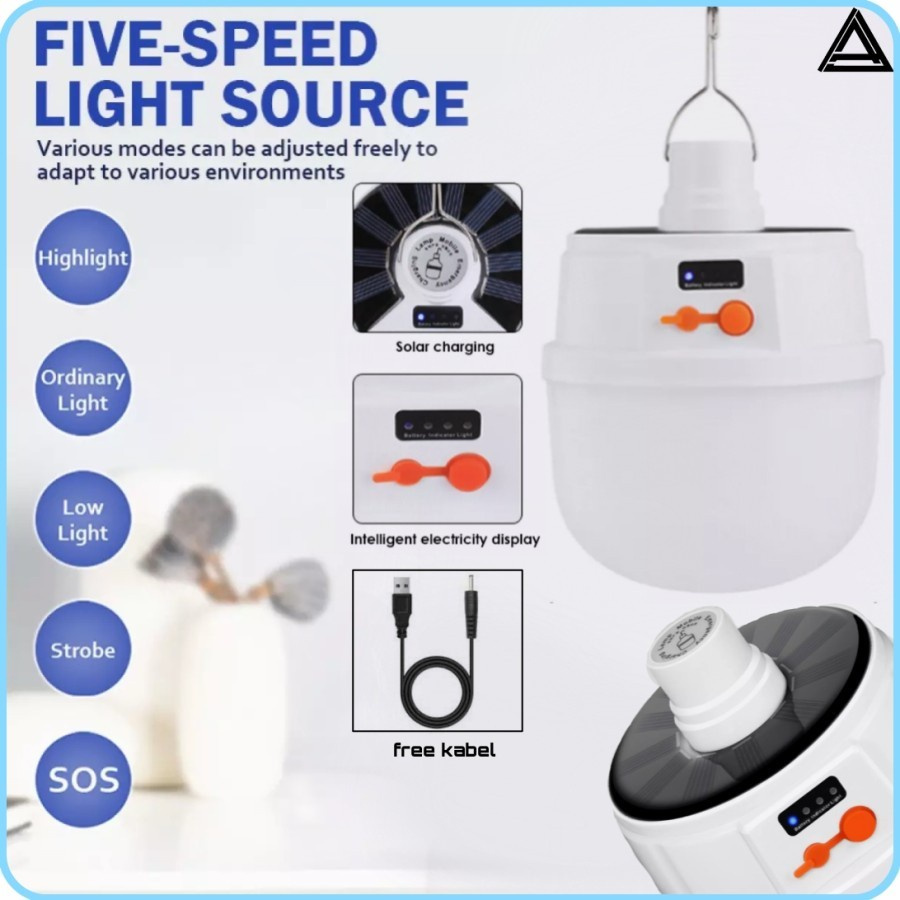 Jual Lampu Solar 45W Model Gantung - Lampu LED Solar Charge 2022 Lampu ...