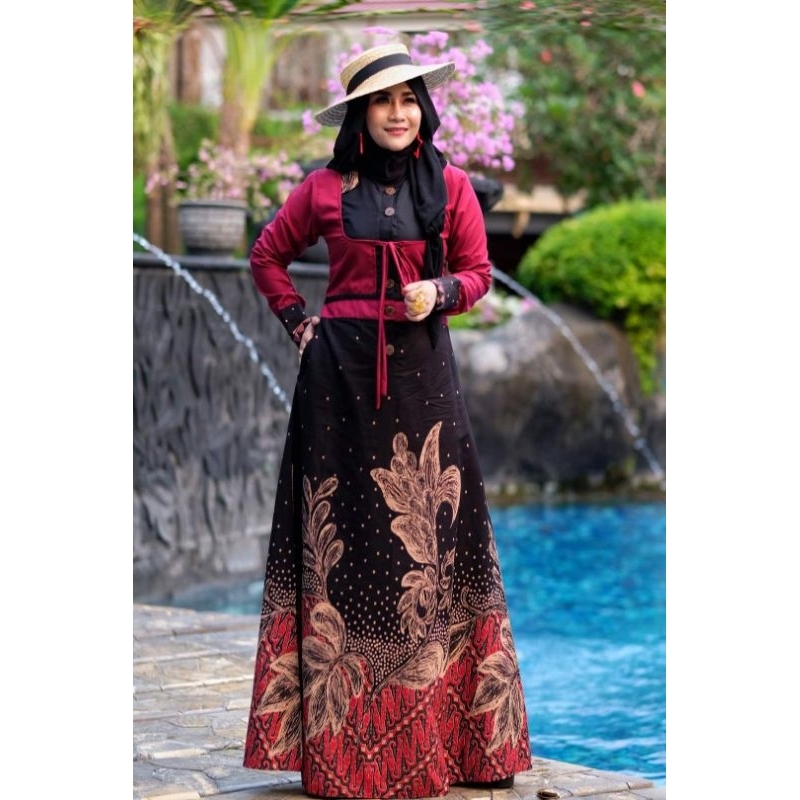 Jual Sekar Dress Batik rofa | Shopee Indonesia