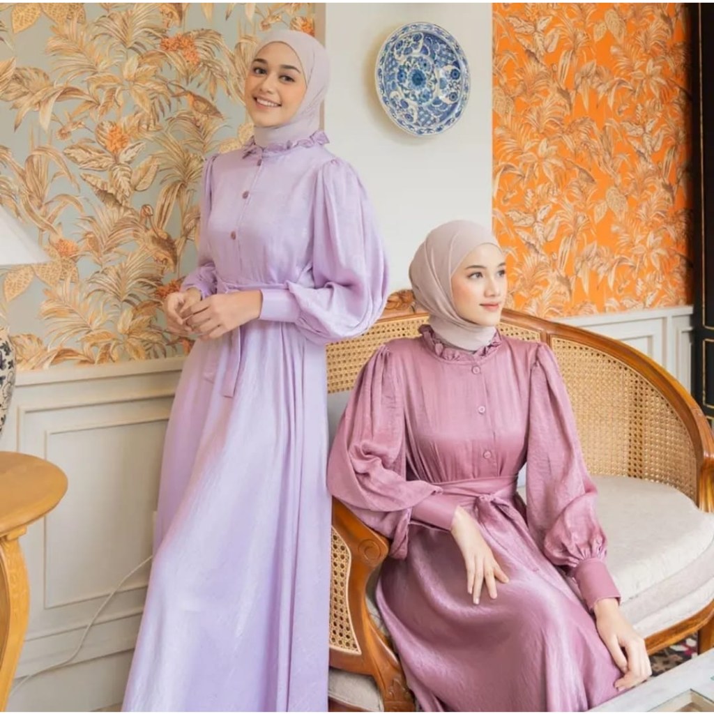 Jual HANDARA DRESS BAHAN SANTORINI PREMIUM TERBARU 2023 / DRESS ...
