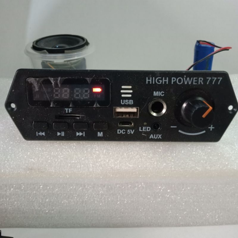 Jual kit modul speaker bluetooth portable HP 777 | Shopee Indonesia
