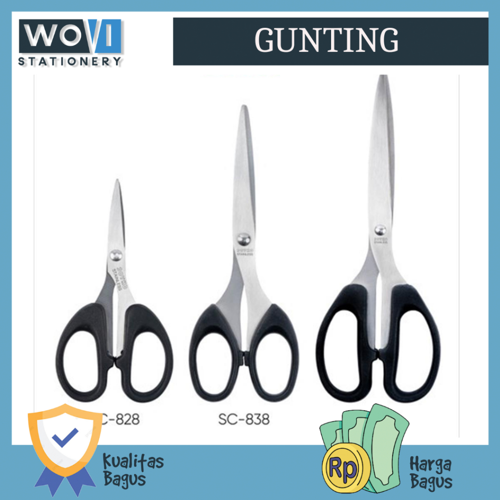 Jual [PCS] Gunting Joyko / Gunting Kecil Joyko / Gunting Sedang Joyko ...