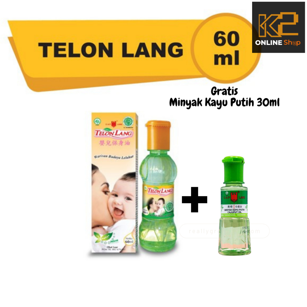 Jual MInyak Telon Lang 60ml Gratis Minyak Kayu Putih 30ml | Shopee ...