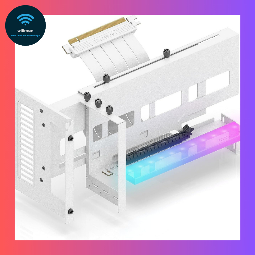 Jual EZDIY ARGB Vertical GPU Mount PCIe Gen 4.0 VGA RTX Gen4 RGB ...