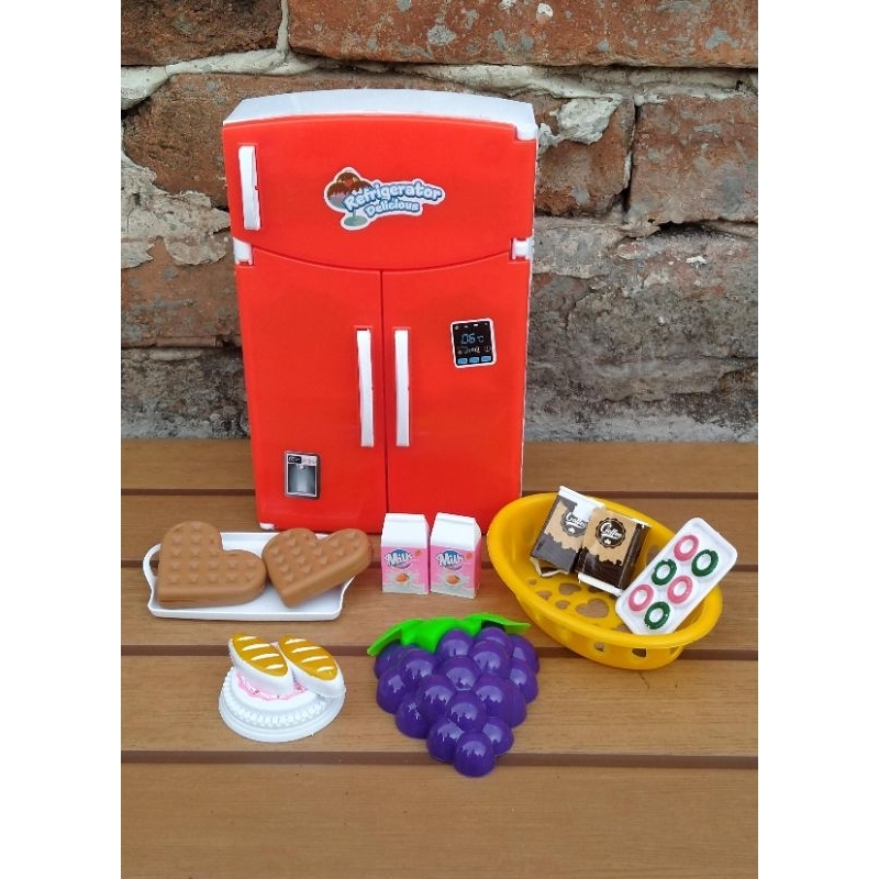 Jual mainan kulkas set perlengkapan masak | Shopee Indonesia