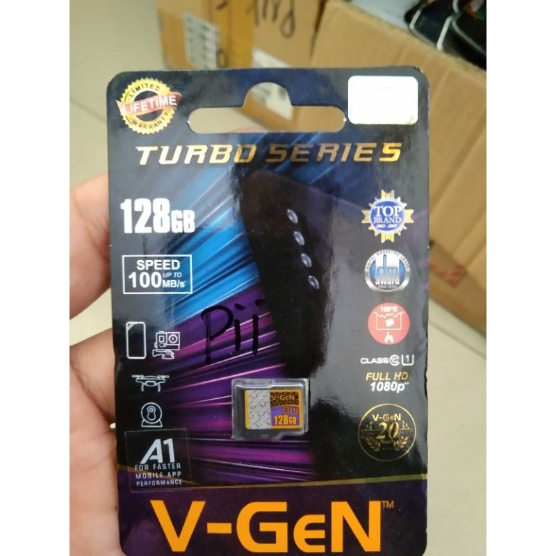 Jual Memori hp 128gb v-gen/ Kartu memori 128gb/ V-gen 128gb class10 ...
