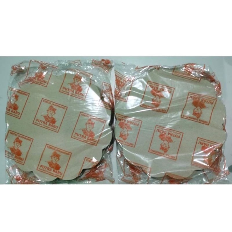 Jual Kertas nasi bulat/kertas nasi samir#150 lbr | Shopee Indonesia