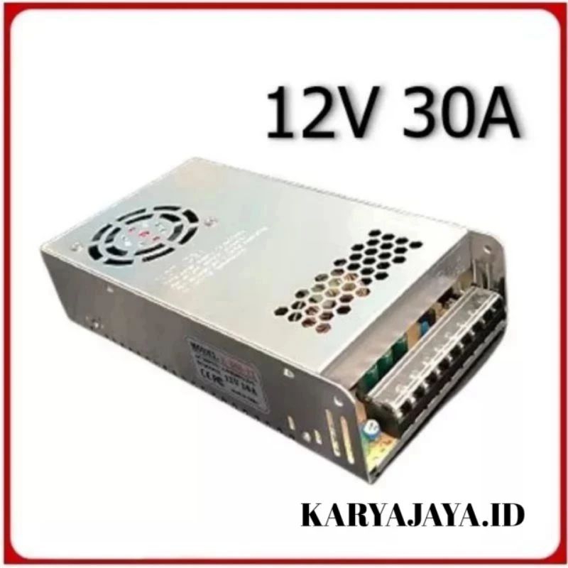 Jual Power supply adaptor switching 12V 3A, 5A, 10A, 15A, 20A murni / adaptor led strip 5 ampere ...