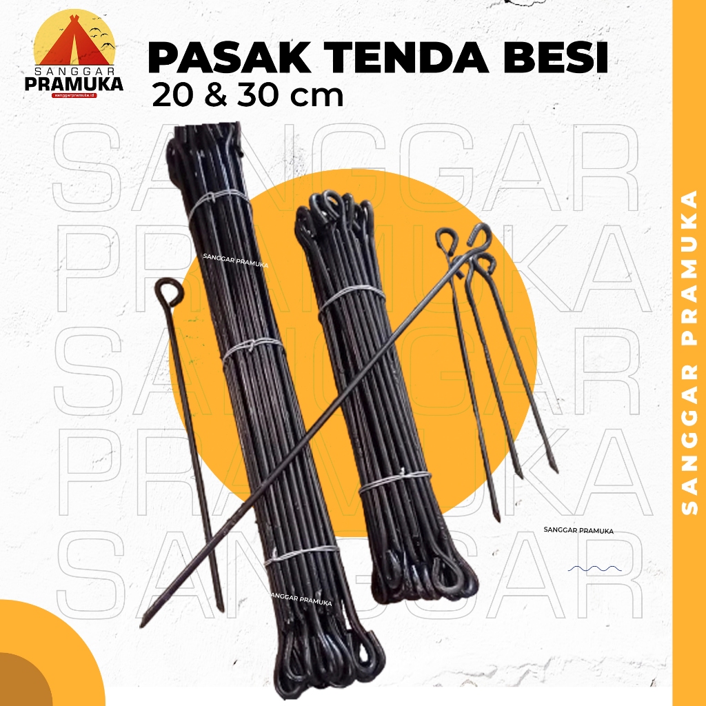 Jual Pasak Tenda / Patok Tenda Pramuka/Outdoor +-29 cm | Shopee Indonesia