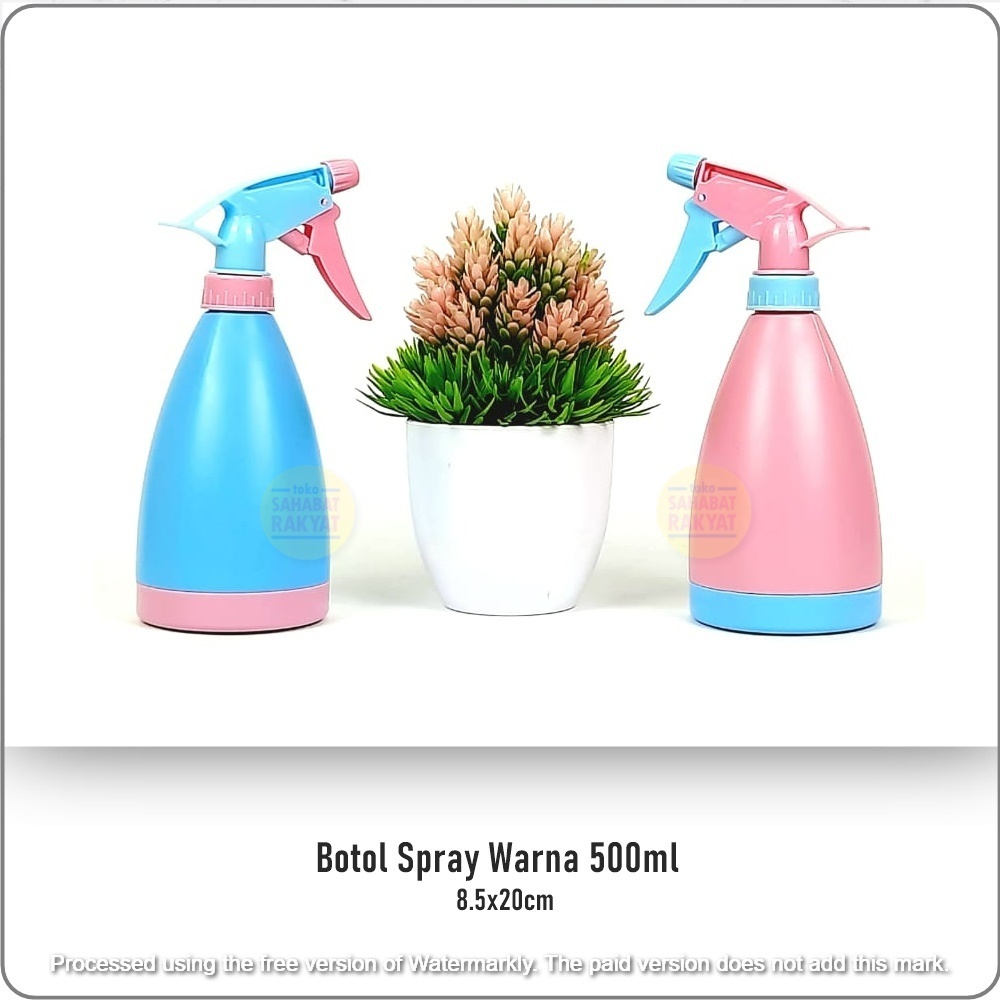 Jual Botol Spray/Plastik Pet Spray/Mist Semprot/Botol Semprot Warna ...