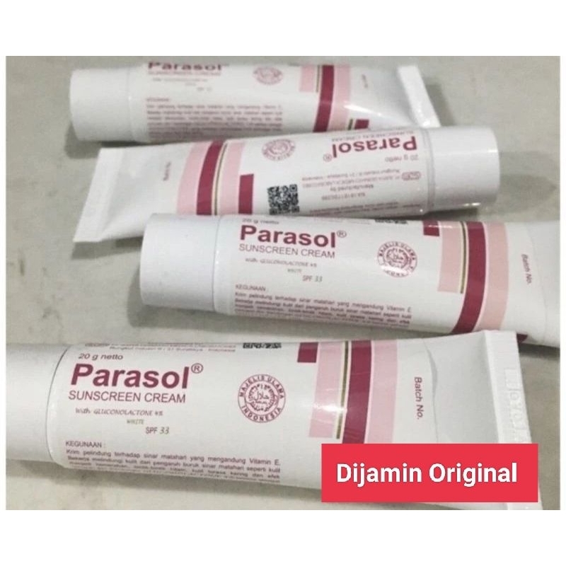 Jual Parasol Sunscreen Cream SPF 33 with Gluconolactone 4% - sunblock ...
