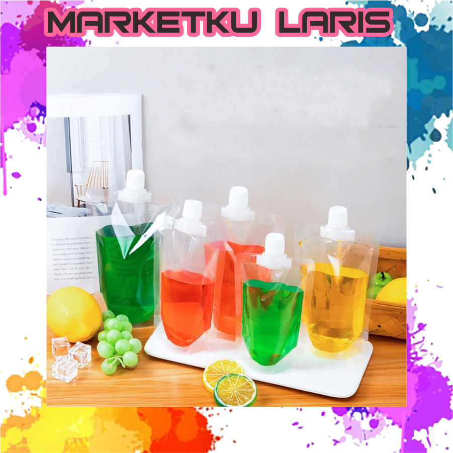 Jual MKL - ( 1 Pcs ) Standing Pouch Spout Pack Bening | Kemasan Minuman ...