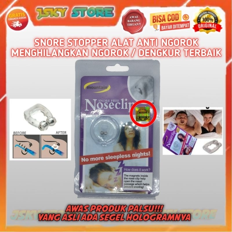 Jual NC SNORE STOPPER ORIGINAL ALAT ANTI NGOROK / ANTI DENGKUR TERBAIK ...