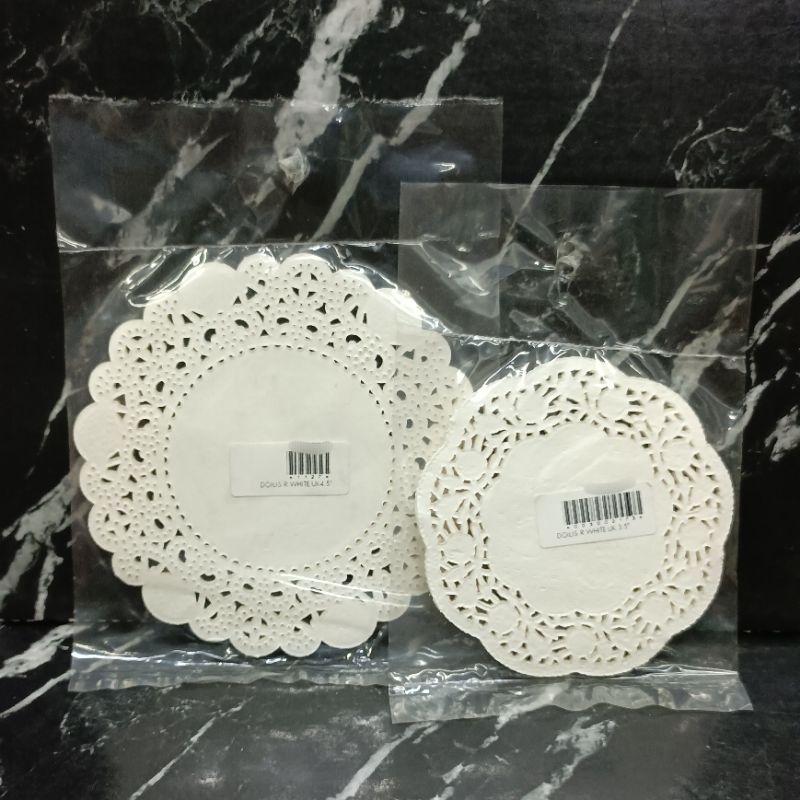 Jual KERTAS DOILIS WHITE/doilies/alas toples/KERTAS RENDA/ALAS DEKORASI ...