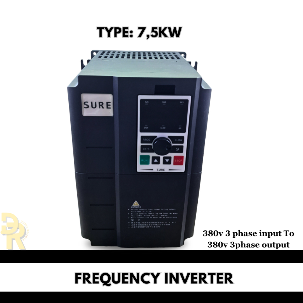 Jual SURE Inverter 0.5KW-7.5KW 380V 3phases input To 380V 3phase output Frekuensi Drive Inverter ...