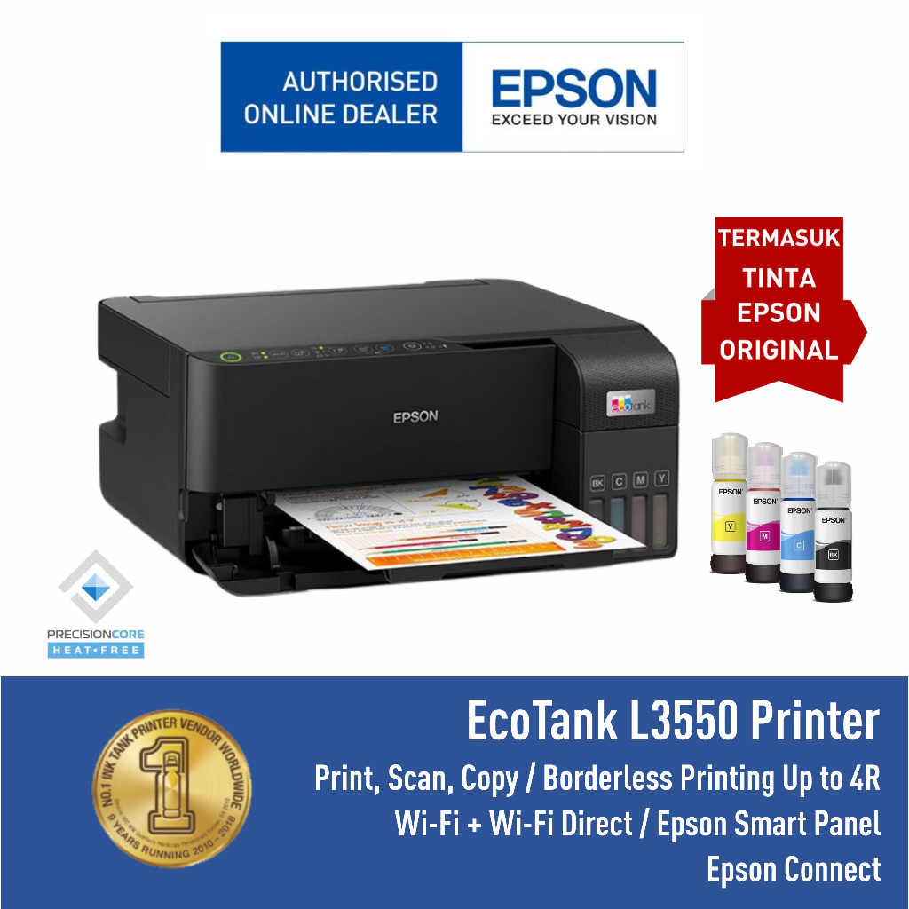 Jual Printer Epson L3550 Print Scan Copy WiFi Ink Tank Garansi 2 Tahun ...