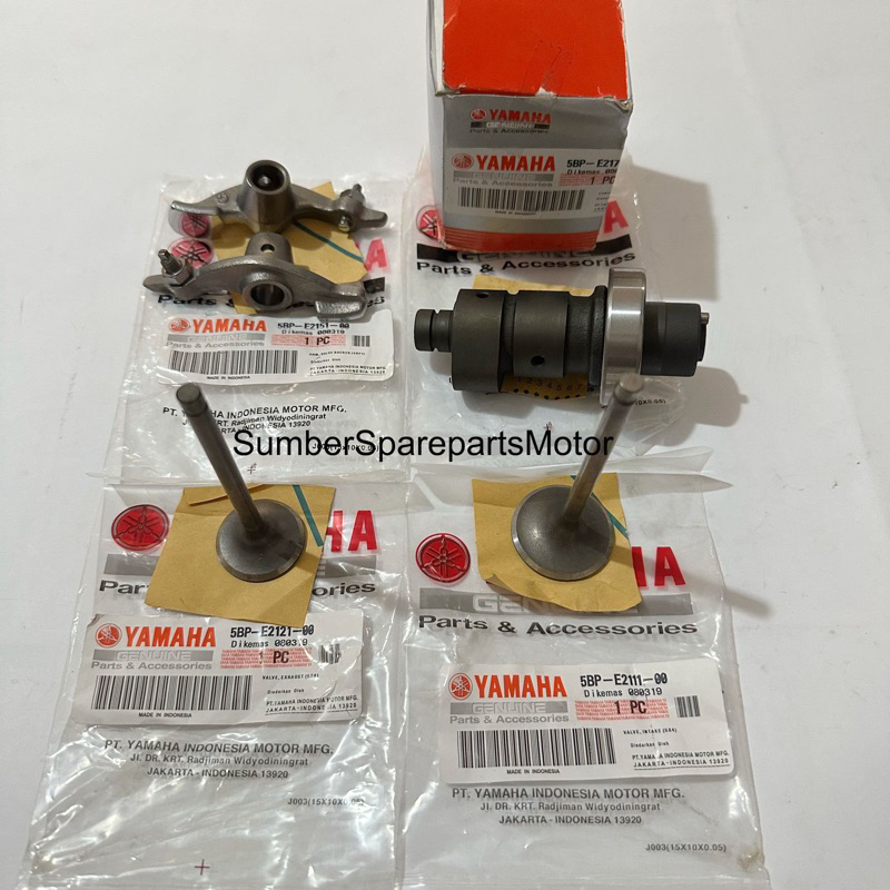 Jual Paket Noken As + Pelatuk Klep + Klep Set Yamaha Scorpio Z (5BP ... Jual Paket Noken As + Pelatuk Klep + Klep Set Yamaha Scorpio Z (5BP ...