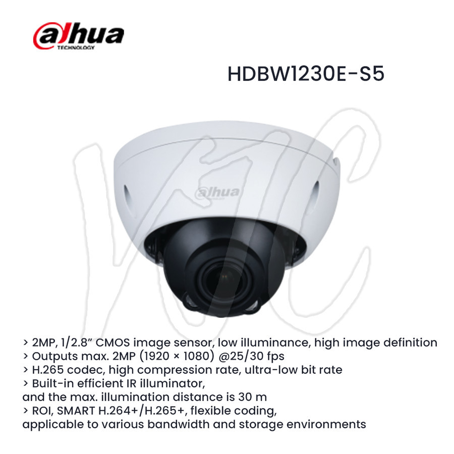 Jual CCTV Dahua 2MP Entry IR Fixed-Focal Dome Network Camera | Shopee Indonesia