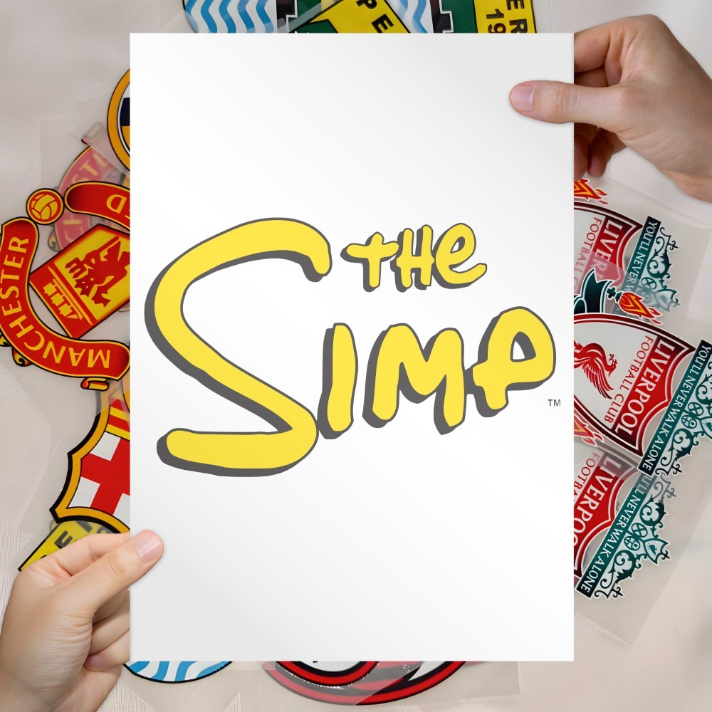 Jual Sablon Print DTF Digital Logo Parodi The Simpsons Simp Siap ...