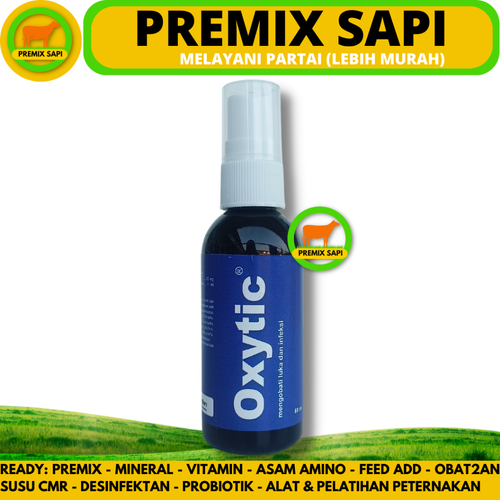 Jual OXYTIC 60 ml - Spray Obat Luka Infeksi Hewan Ayam Sapi Kambing ...