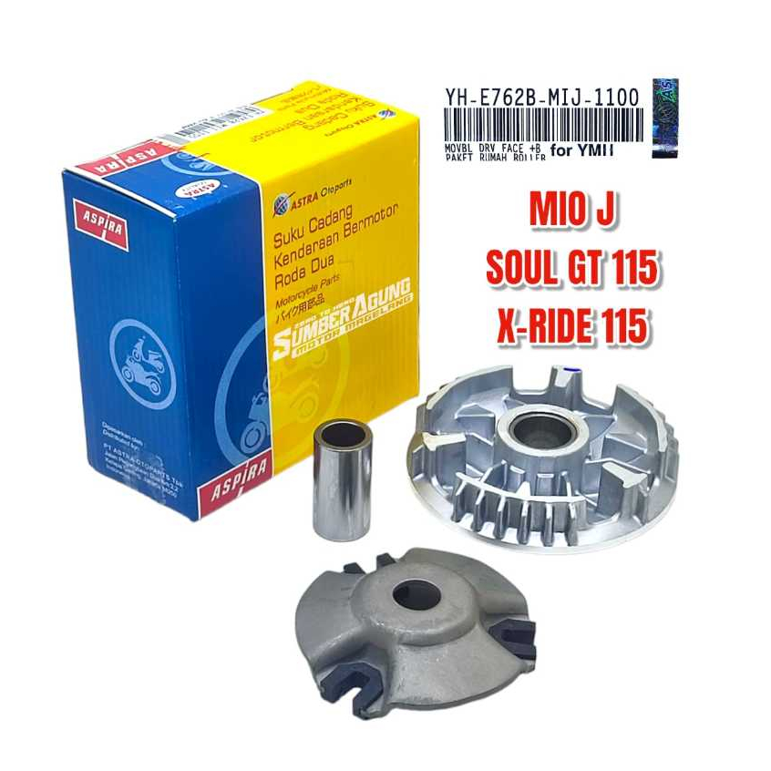 Jual YH-E762B-MIJ-1100 PAKET RUMAH ROLLER SET MIO J SOUL GT X-RIDE 115 ...
