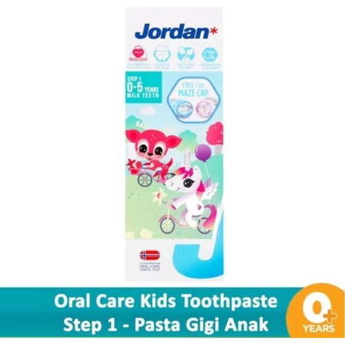 Jual Jordan Toothpaste Step 1 & Step 2 | Odol Jordan Anak 0-5 Tahun ...