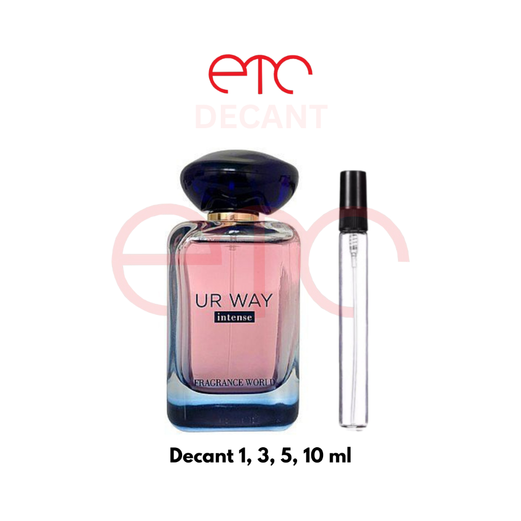 Jual Decant Parfum Fragrance World Ur Way EDP Intense for Women ...