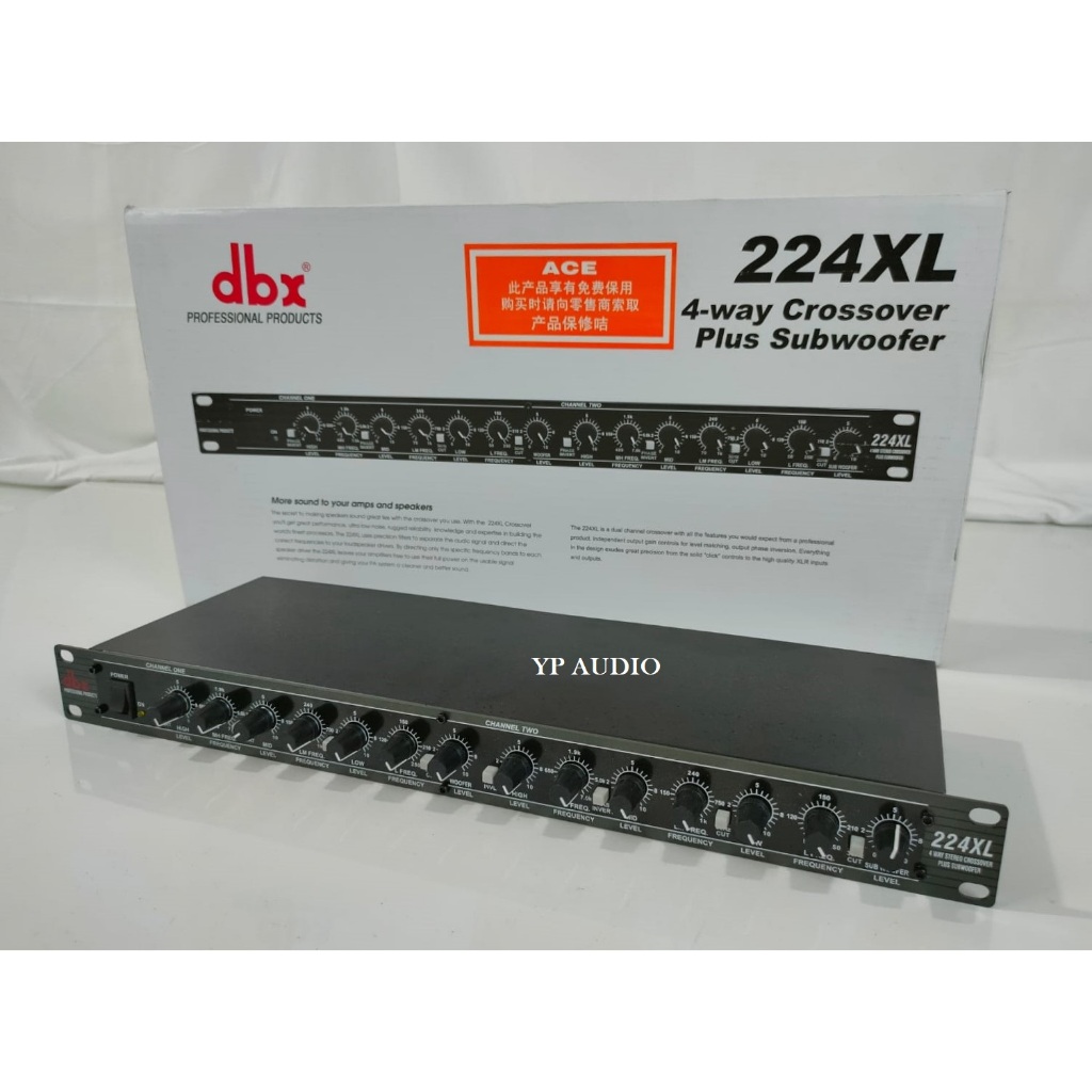 Jual Crossover DBX 224XL 4 Way stereo plus Subwoofer | Shopee Indonesia