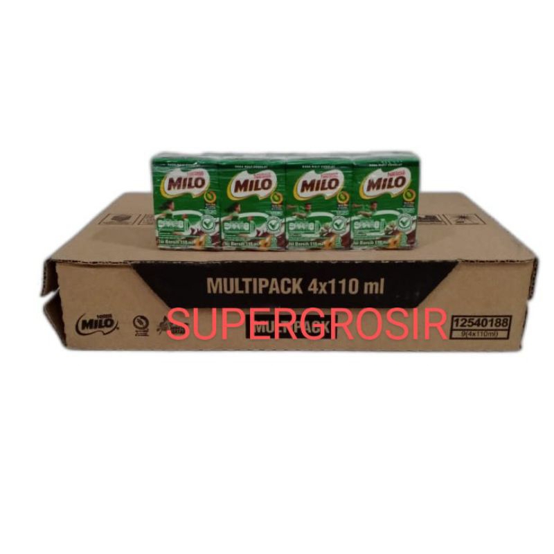 Jual SUSU MILO UHT 110 ML 110ML DUS KARTON / MILO COKELAT 110ML (1 DUS 36 PCS) | Shopee Indonesia