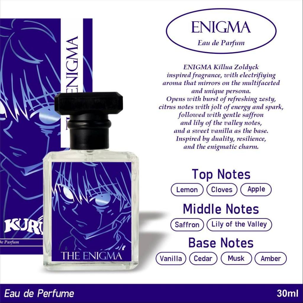 Jual Kuruu Main Character Inspired Fragrance [Perfume Parfum Anime] Vol ...