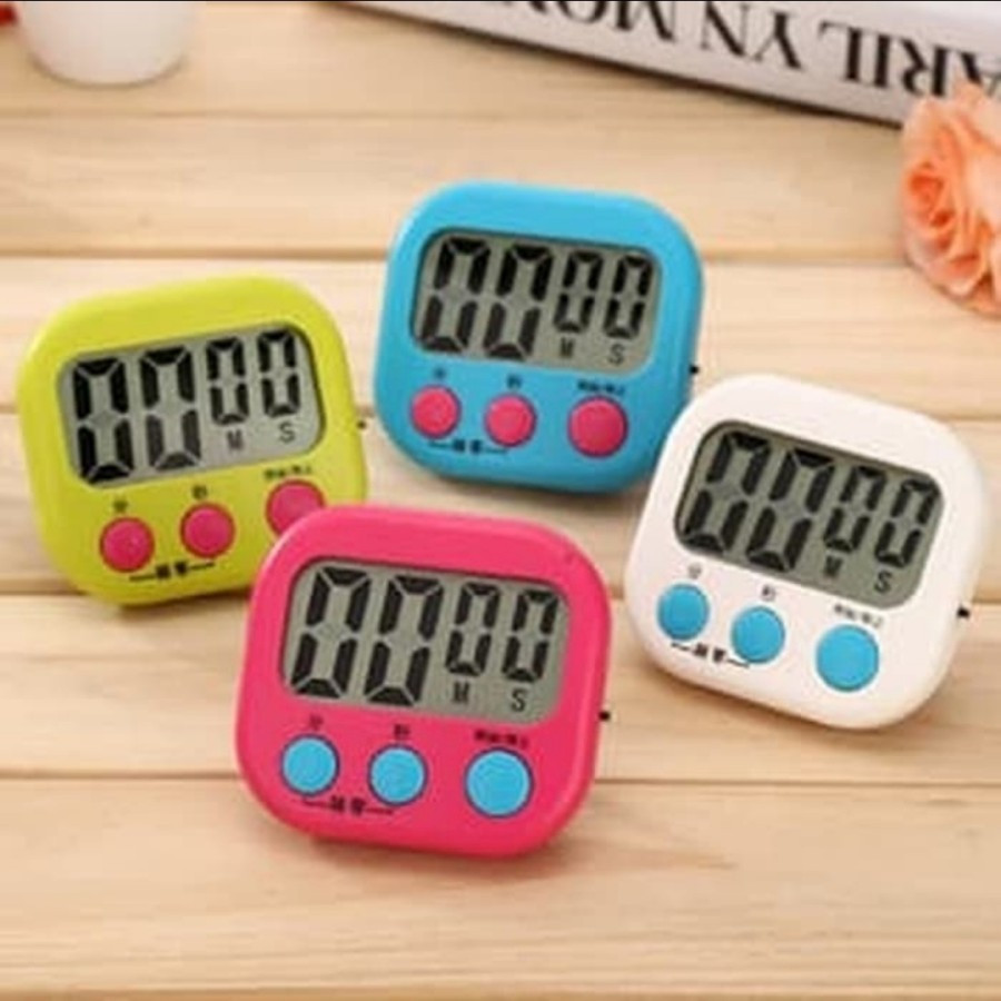 Jual Digital Kitchen Timer Alarm Dapur Masak Clock Stopwatch Jam Steam ...