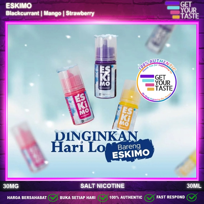 Jual Liquid ESKIMO Salt Nic Series 30ML Saltnic Blackcurrant Mango ...