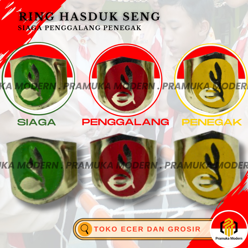 Jual Ring Seng Pramuka Siaga Penggalang Penegak Bijian Murah | Shopee ...