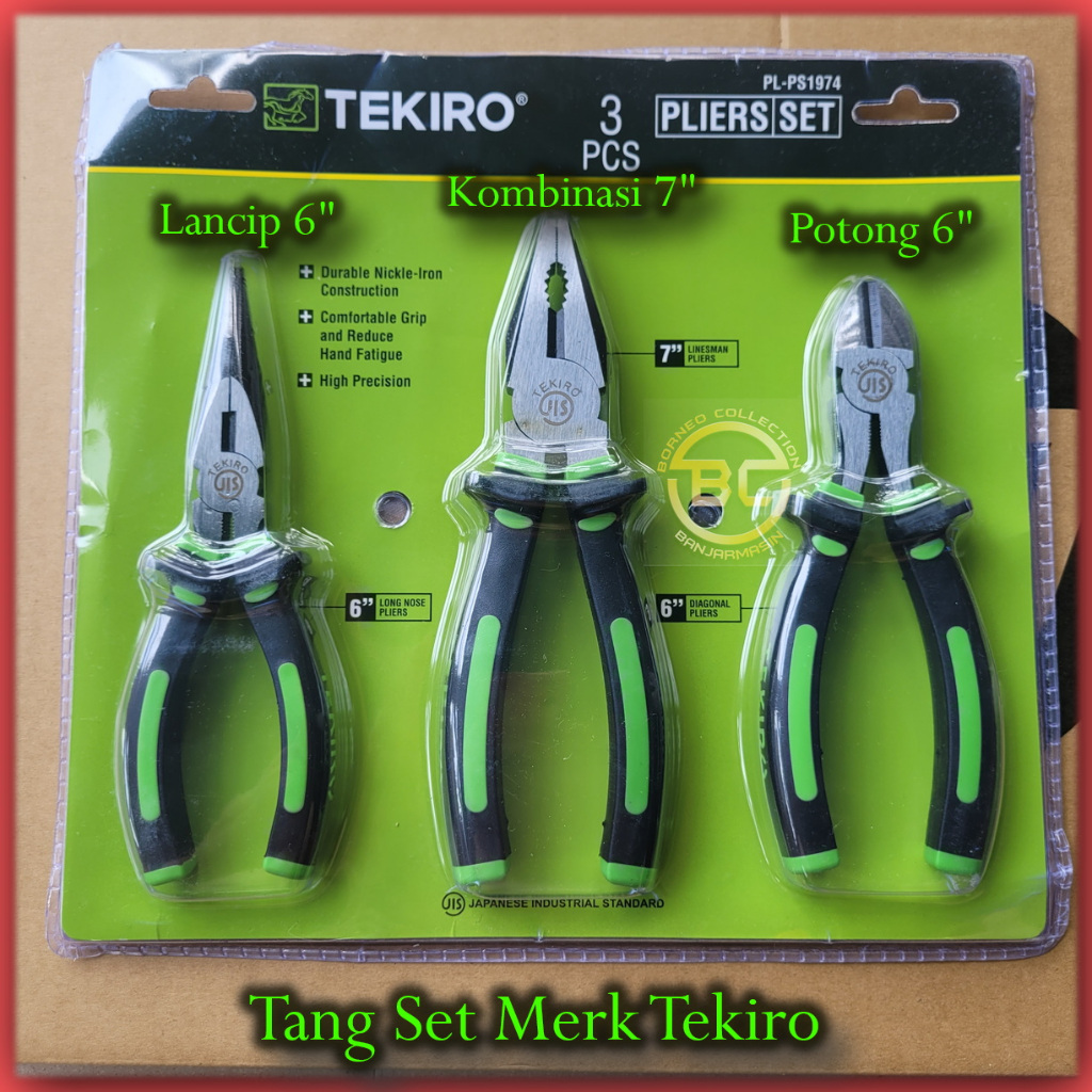 Jual Tang Set Merk Tekiro & Camel - Kombinasi Lancip Potong Awet dan ...