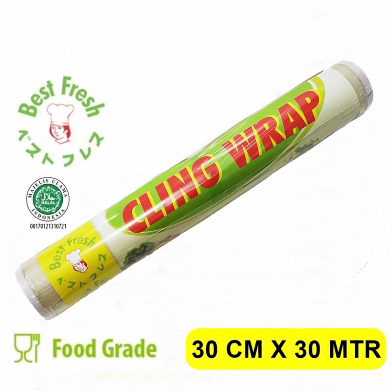 Jual WRAPPING FILM 30 m x 30 cm Refill Best fresh Cling wrap ~ GALERI ...