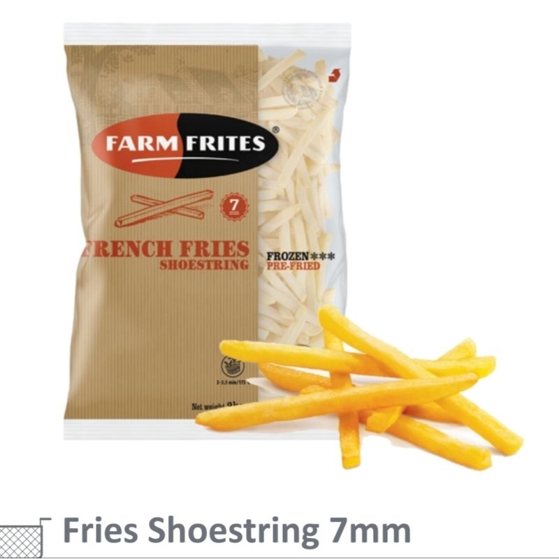 Jual Farm Frites French Fries Shoestring Kentang Goreng Premium Belgia ...