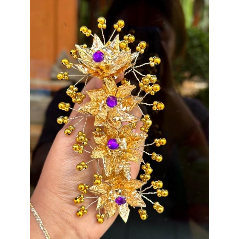 Jual Semanggi Emas Bali/Bunga sanggul | Shopee Indonesia