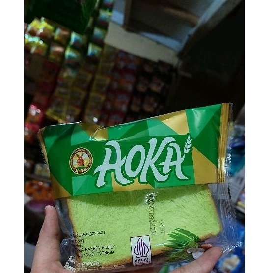 Jual 5 pcs AOKA KELAPA PANDAN / AOKA / ROTI VIRAL | Shopee Indonesia