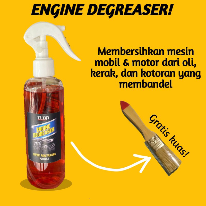 Jual Engine Degreaser - Membersihkan Oli Kerak dan Kotoran Pada Mesin Motor / Mobil | Shopee ...