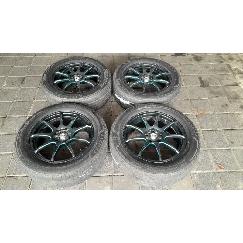 Jual VELG DAN BAN SEKEN MOBIL RACING RING 17 BAUT 5X114.3 COCOK DI HRV ...