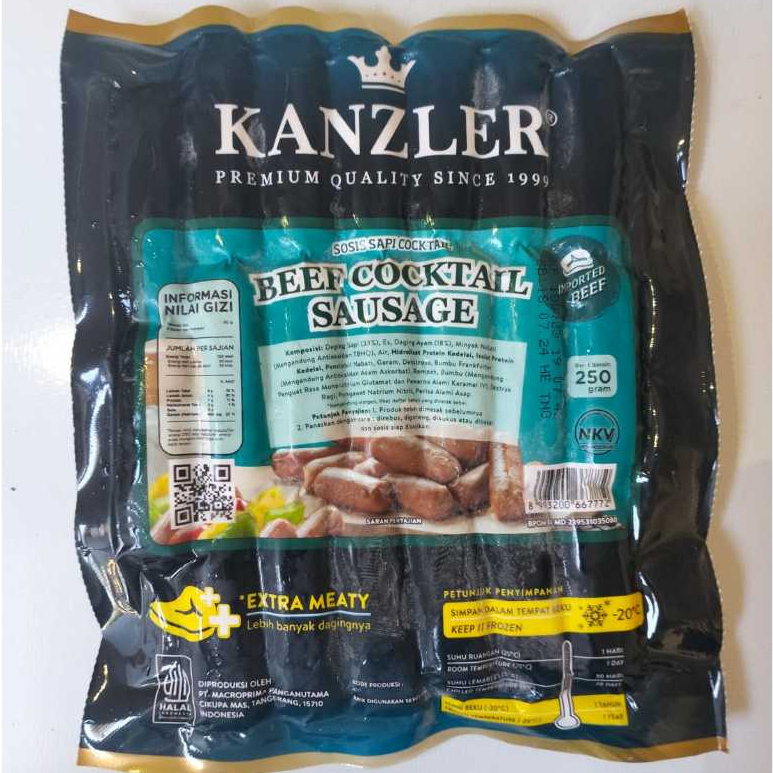 Jual KANZLER BEEF COCKTAIL 250 GR | Shopee Indonesia