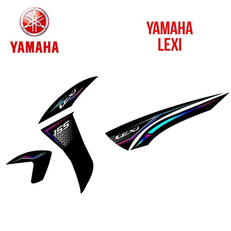 Jual STRIPING TRANSPARAN RAINBOW YAMAHA LEXI | Shopee Indonesia