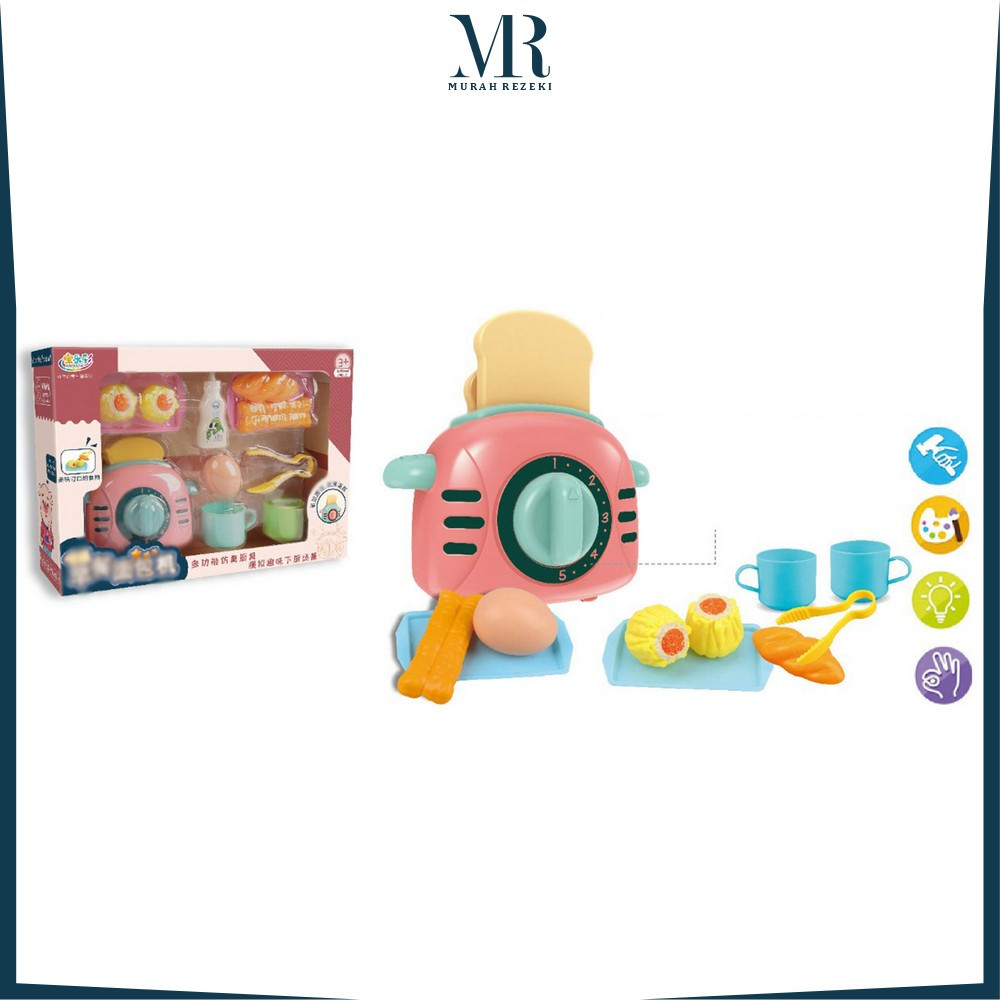 Jual Mainan Edukasi Anak Alat Pemanggang Roti / Mainan Pretend Play ...
