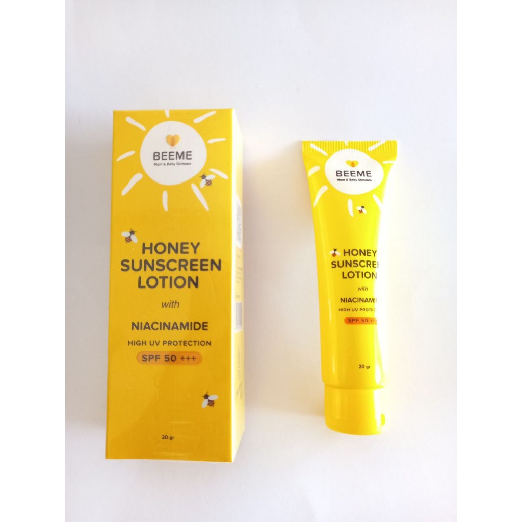 Jual Beeme Honey Sunscreen Lotion with Niacinamide SPF 50 PA+++ 20gr ...
