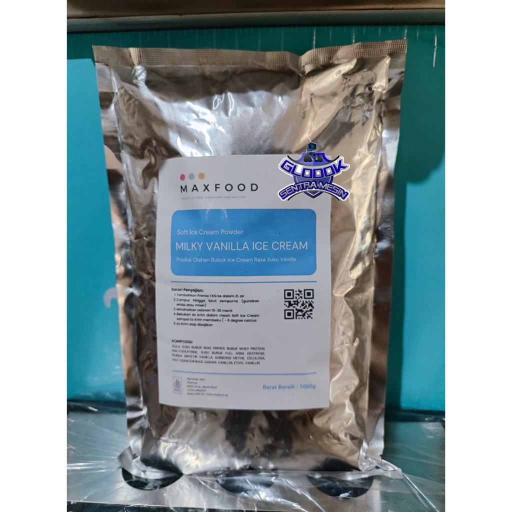 Jual Bubuk Soft Es Krim Bubuk Soft Ice Cream MAXFOOD Powder 1KG ...