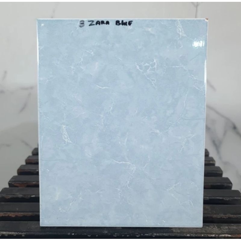 Jual Keramik Dinding 20x25 Asia Zara Blue Corak Awan Kw1 | Shopee Indonesia