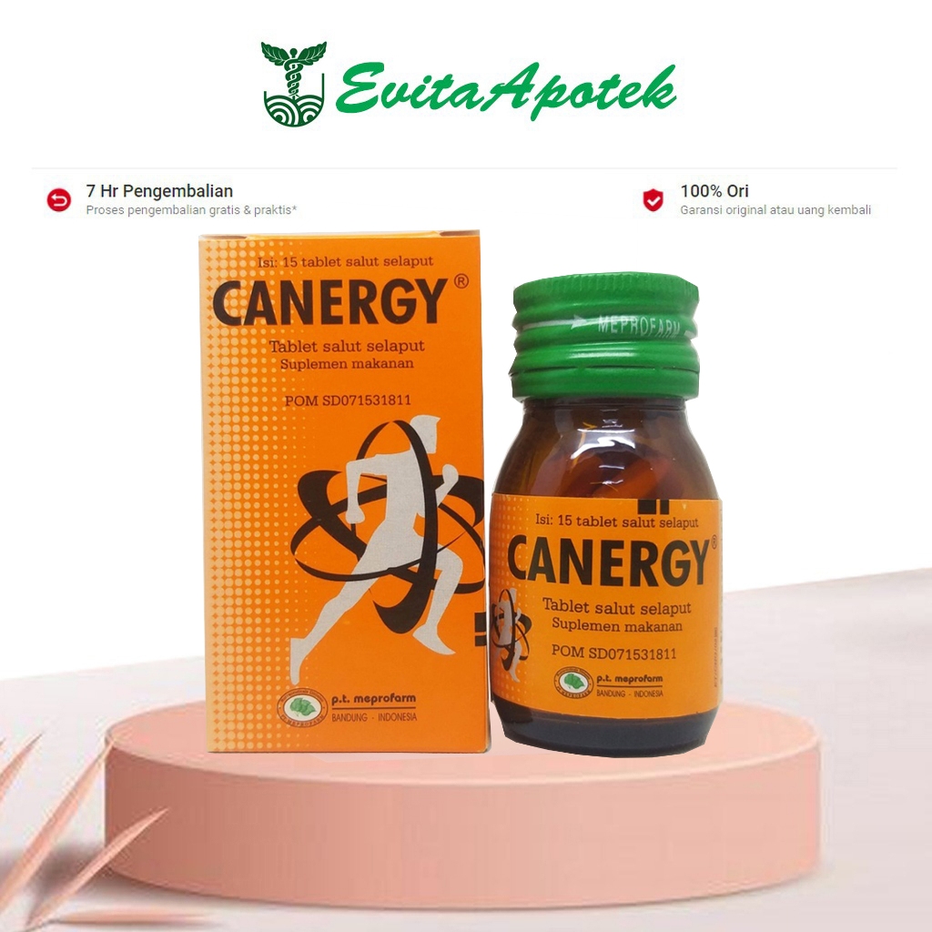 Jual Canergy Isi 15 Kapsul Membantu Metabolisme Lemak, Protein ...