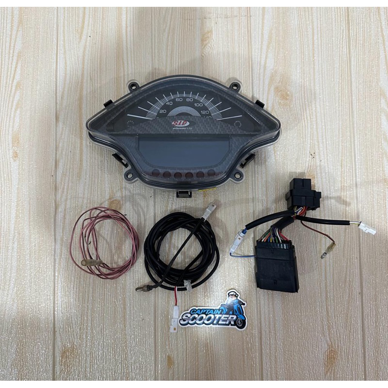 Jual Speedo Speedometer SIP Black Carbon Vespa Sprint Primavera Second ...
