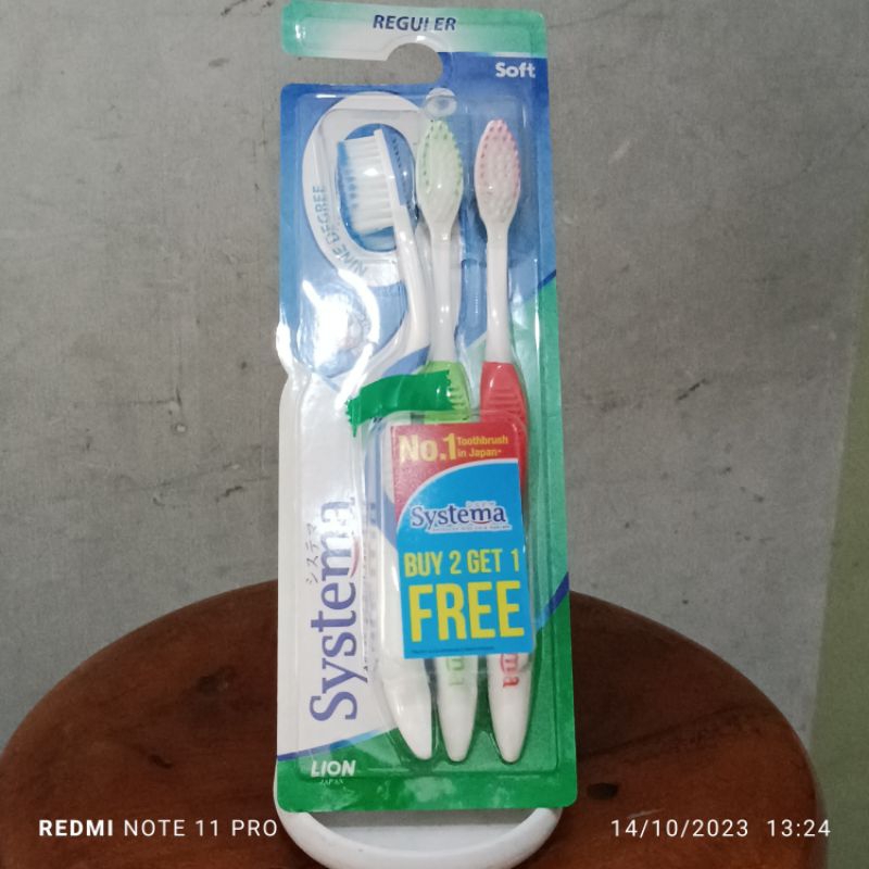 Jual Systema Sikat Gigi Nine Degree Reguler Soft | Shopee Indonesia