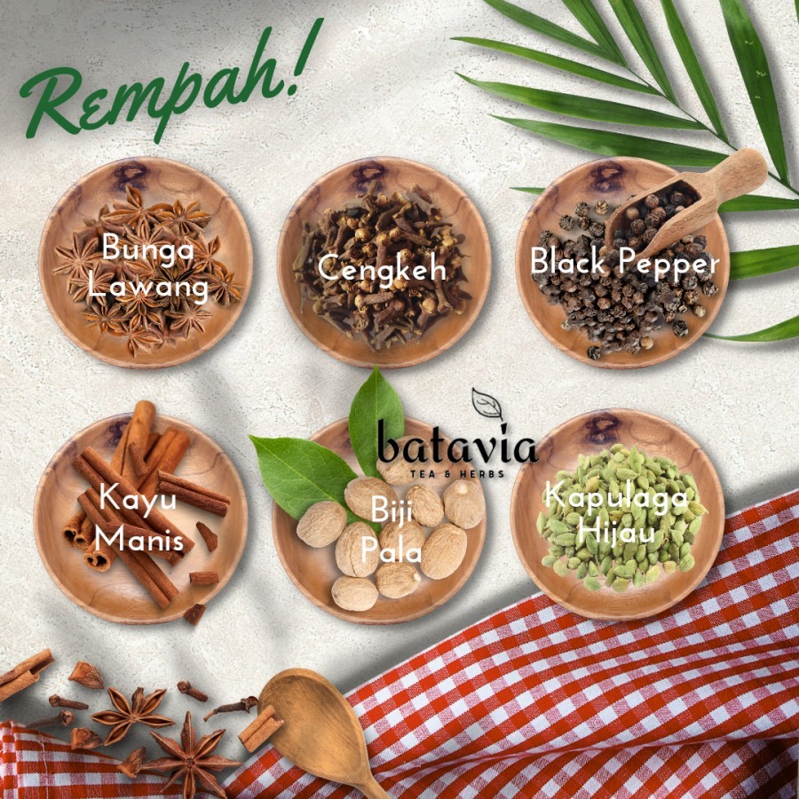 Jual Rempah Kayu Manis Cengkeh Kapulaga Hijau Bunga Lawang Biji Pala ...