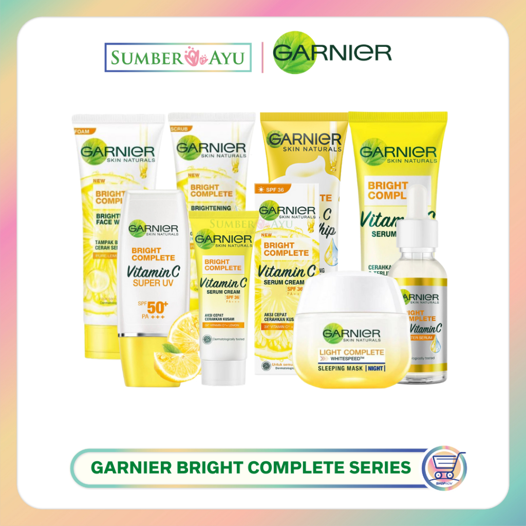 Jual SUMBER AYU GARNIER BRIGHT COMPLETE SERIES | Shopee Indonesia